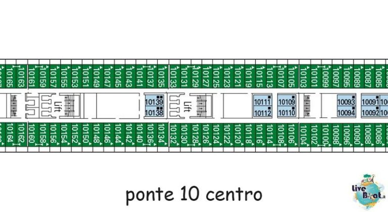 MSC Magnifica - Piani nave - Liveboat sito,forum e blog crociere