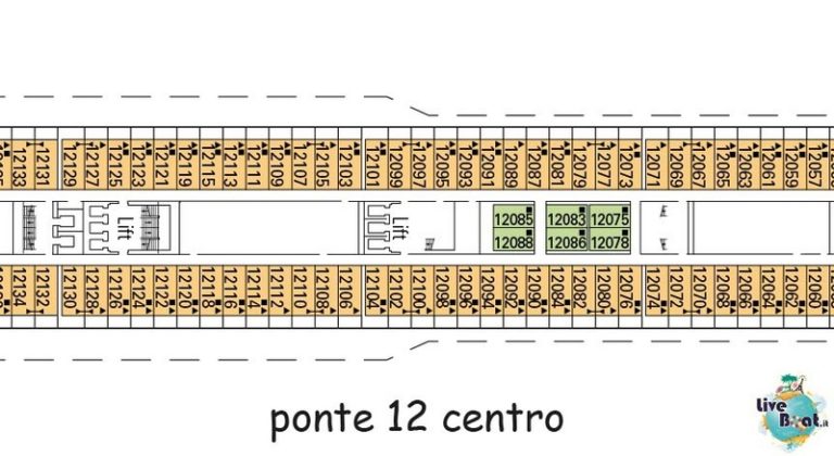 MSC Magnifica - Piani nave - Liveboat sito,forum e blog crociere