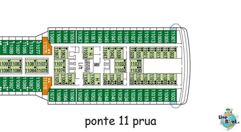 MSC Magnifica - Piani nave - Liveboat sito,forum e blog crociere