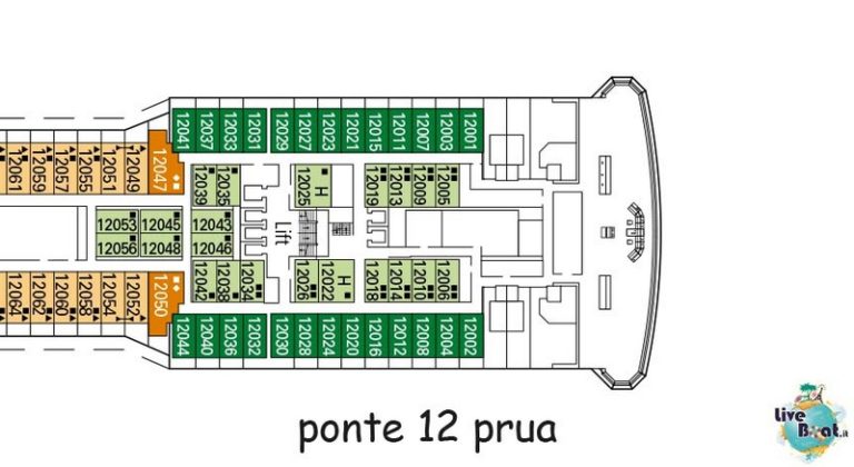 MSC Magnifica - Piani nave - Liveboat sito,forum e blog crociere