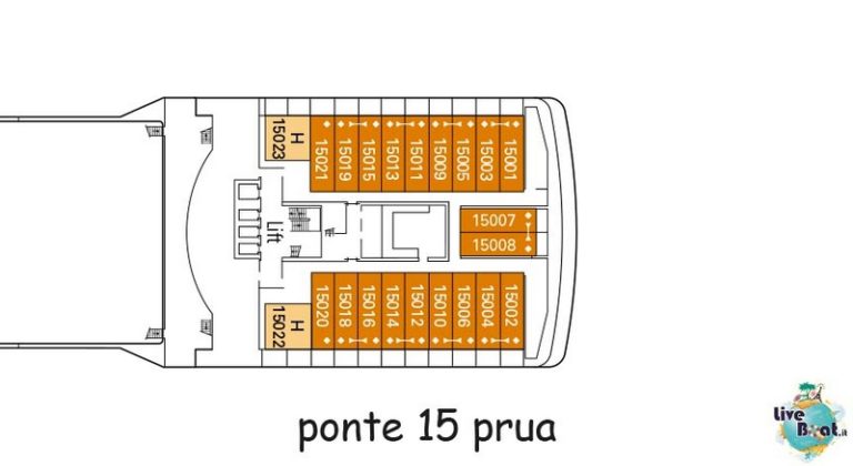 MSC Magnifica - Piani nave - Liveboat sito,forum e blog crociere