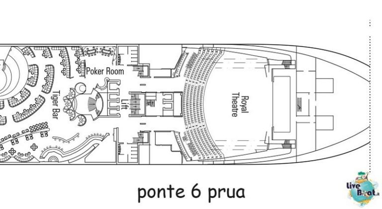 MSC Magnifica - Piani nave - Liveboat sito,forum e blog crociere