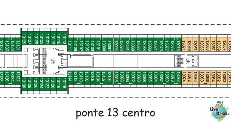 MSC Splendida - Piani nave - Liveboat sito,forum e blog crociere