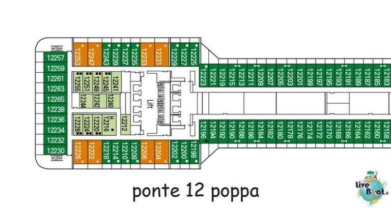 MSC Splendida - Piani nave - Liveboat sito,forum e blog crociere