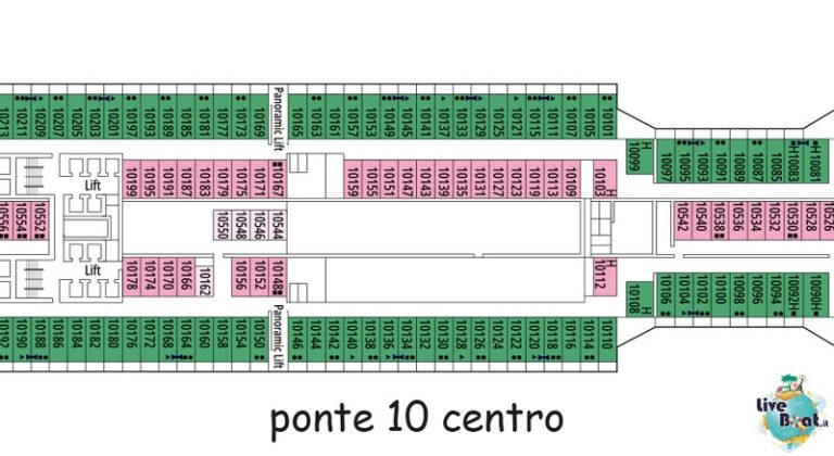 MSC Euribia - Piani nave - Liveboat sito,forum e blog crociere