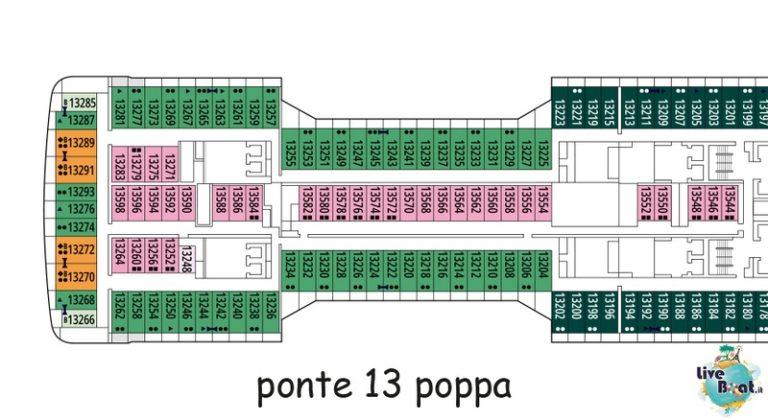 MSC Euribia - Piani nave - Liveboat sito,forum e blog crociere