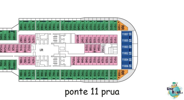 MSC Euribia - Piani nave - Liveboat sito,forum e blog crociere