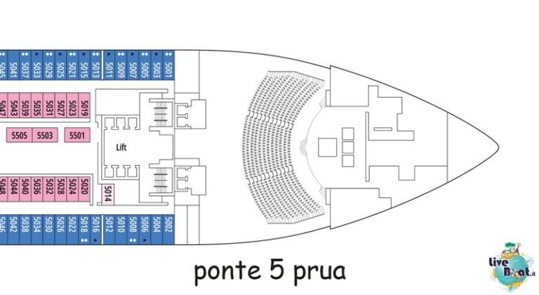 MSC Euribia - Piani nave - Liveboat sito,forum e blog crociere